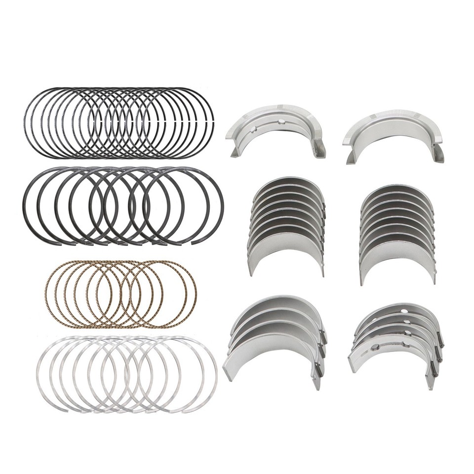 Main & Rod Bearings Set & Piston Rings Kit For Chevy GMC LS Gen III IV ...