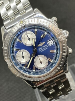 BREITLING Chronomat A13352 Blue Dial Automatic Men's_C0210-W003 | eBay