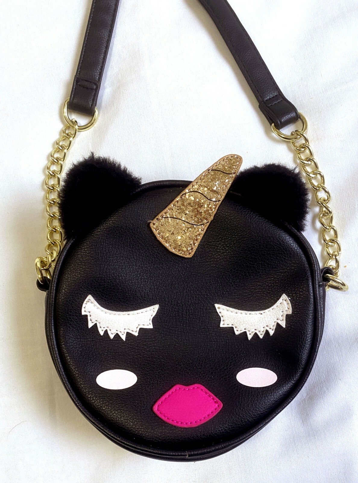 Betsey Johnson Unikitty Black Round Crossbody Purse B… - Gem