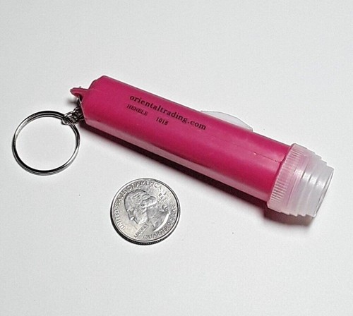 Flashlight Portable Pink Keyring Keychain - Jesus Is The Light and The ...