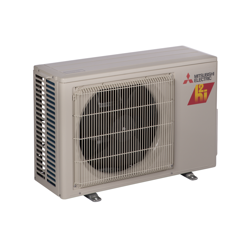 Mitsubishi 6000 BTU 33.1 SEER Ductless Mini Split H2i Hyper Heat Pump ...