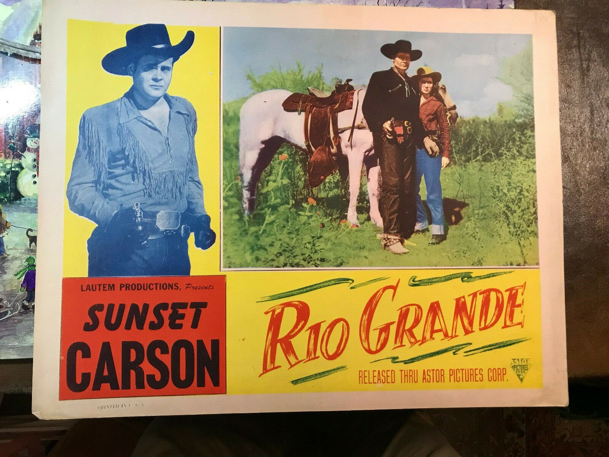 Sunset Carson Lobby Cards