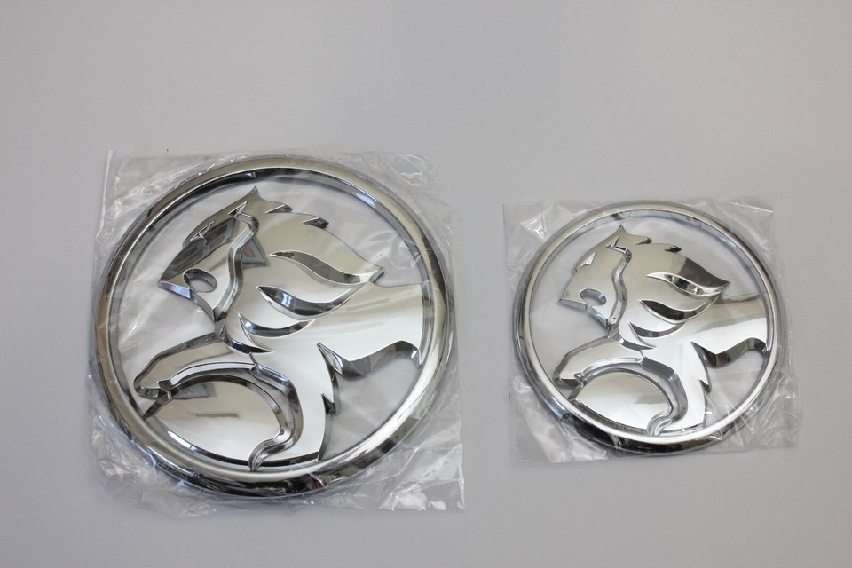 Holden Front Grill 130mm Rear 95mm Boot Badge Set Emblem Commodore VF ...