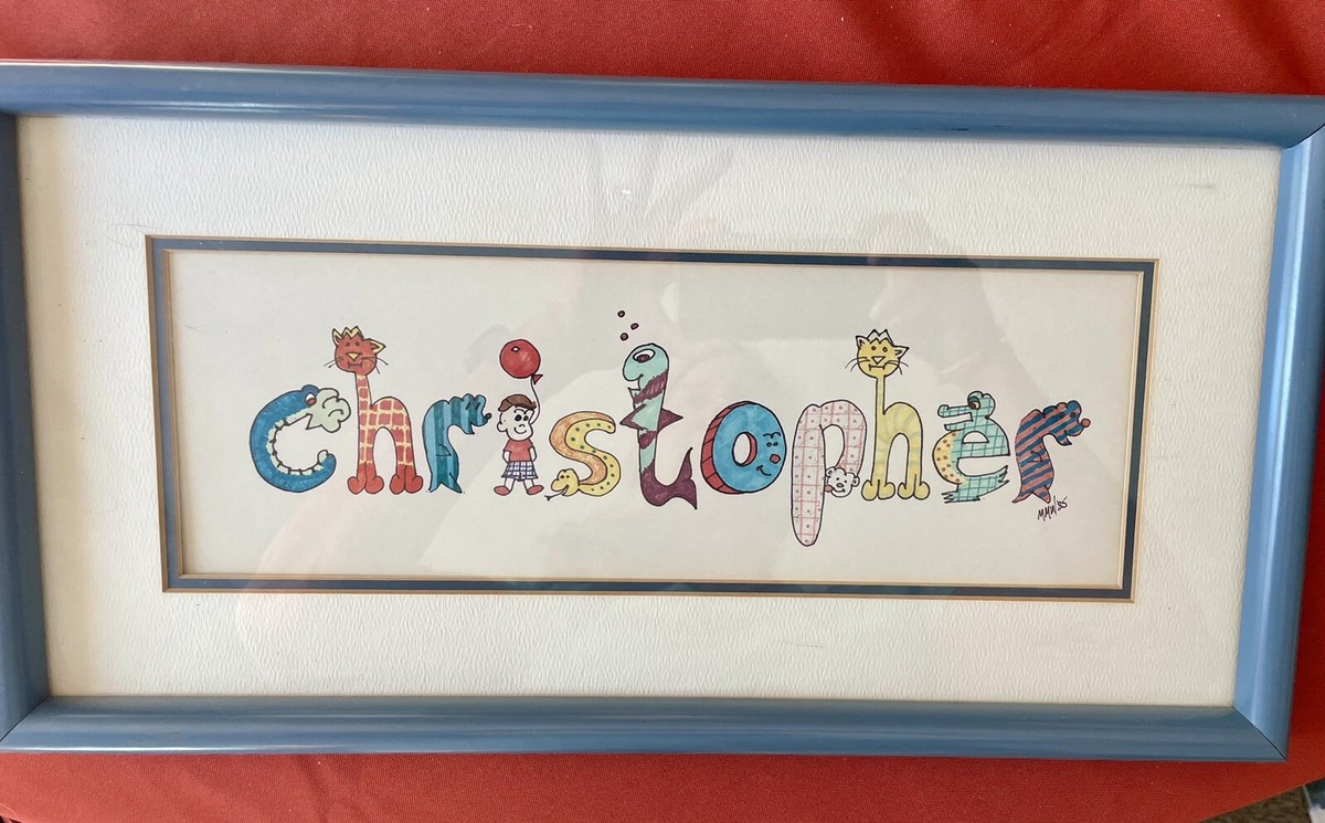 Christopher Name Art
