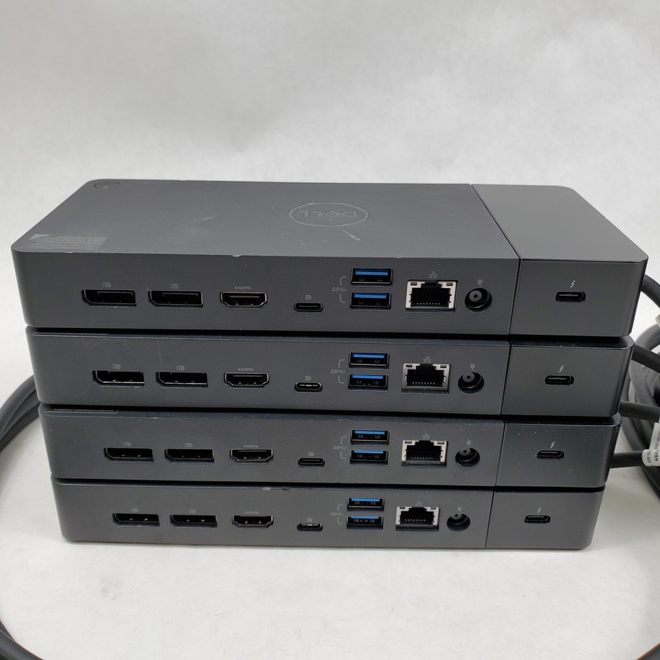 LOT OF 9 Dell WD19TBS Thunderbolt Docking Station K20A A/C adapter ...