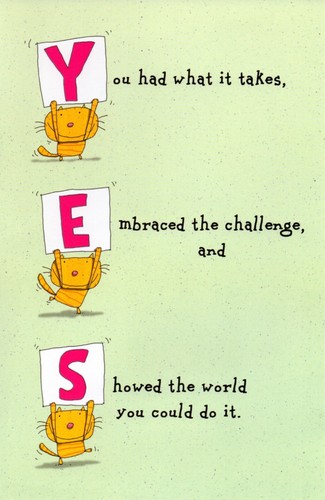 Playful, GRADUATION Card Cat, YES, Congrats by American Greetings ...