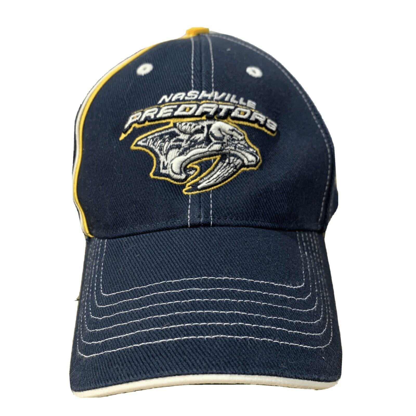 Nashville Predators Hat Cap Fan Favorite NHL Snapback Sabre Tooth Tiger ...