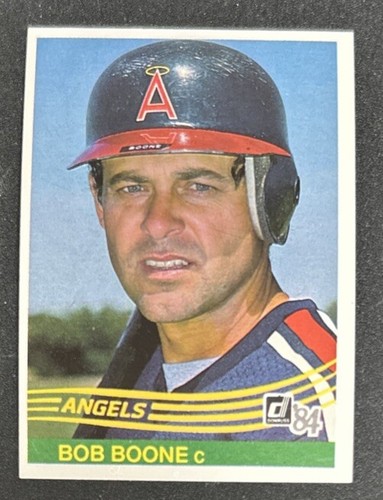 1984 Donruss Bob Boone Baseball Card #158 Angels Catcher VG O/C | eBay