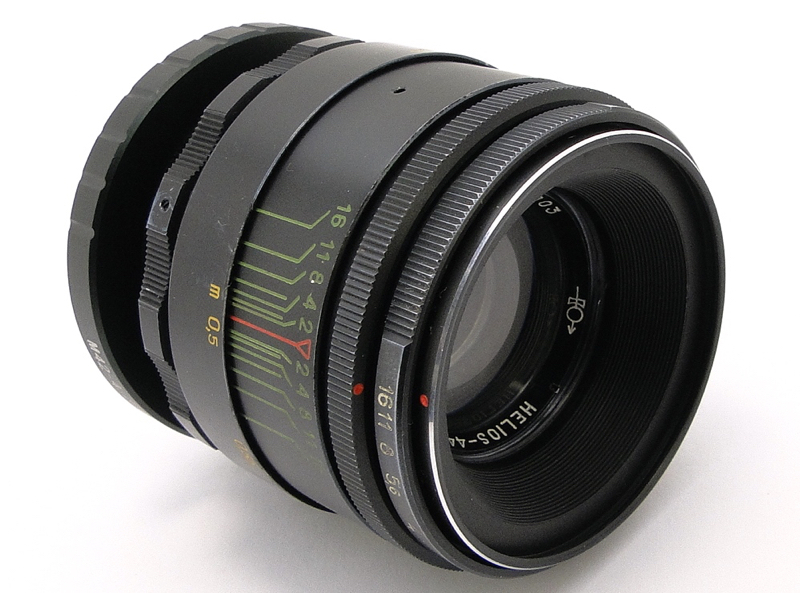⭐SERVICED⭐ HELIOS 44-2 Russian Lens M42 + Adapt. Olympus OM 4/3 Mount ...