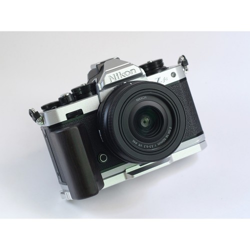 Wooden L Type Bracket Tripod Quick Release Plate Base Grip Handle for ...