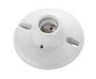 White Porcelain Keyless Lamp Holder Indoor Maximum 660W Maximum 250V ...
