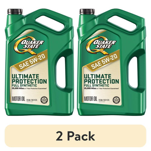 (2 pack) Quaker State Ultimate Protection Full Synthetic 5W-20 Motor ...