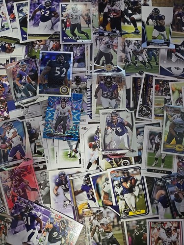 Baltimore Ravens Lot Of 100+ Cards - Rookies, Color, Inserts, Vets ...