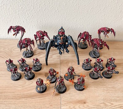 Warhammer 40k Necrons - Painted Novokh Dynasty Army - BoxedUp (4900 ...