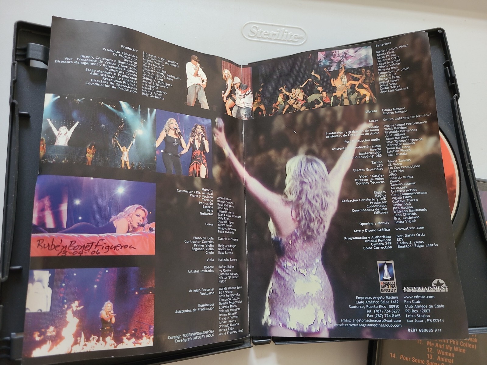 Ednita Nazario Apasionada Live Puerto Rico (DVD, 2006) No Scratches on ...