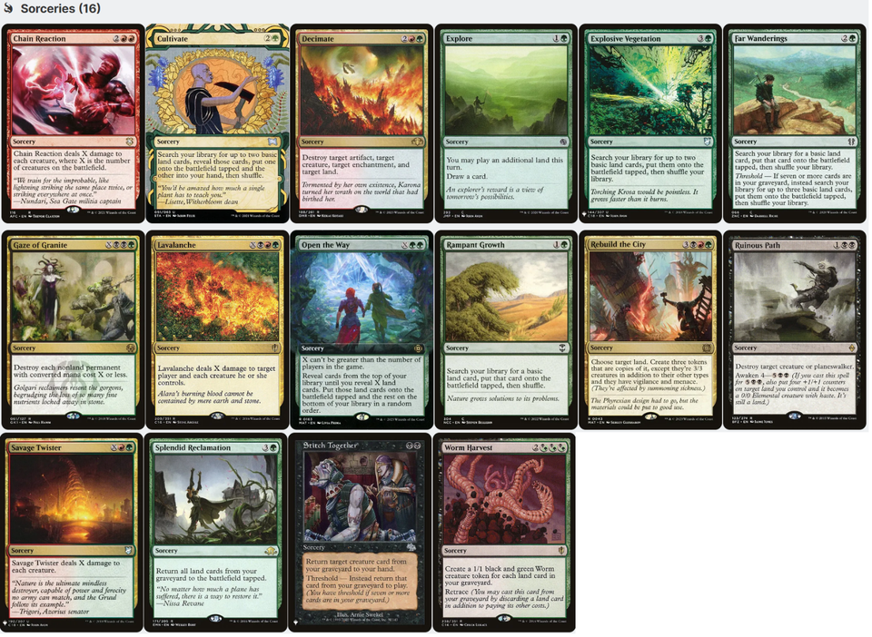 Lord Windgrace LAND RAMP RECURSION Attacking Magic MTG Commander Deck ...