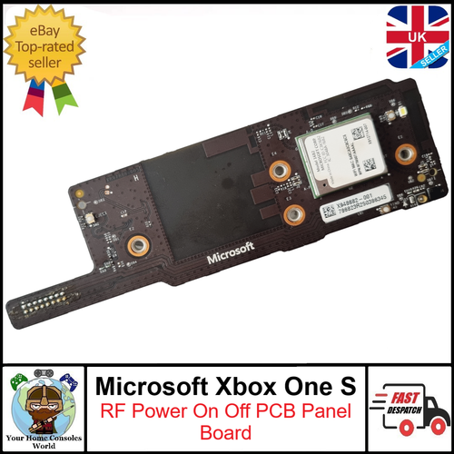 Microsoft Xbox One S Replacement RF Power On Off PCB Panel Board 1682 / ...