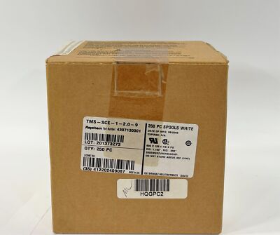 TE Raychem 4397130001 TMS-SCE-1-2.0-9 Spools White Wire Labels ...