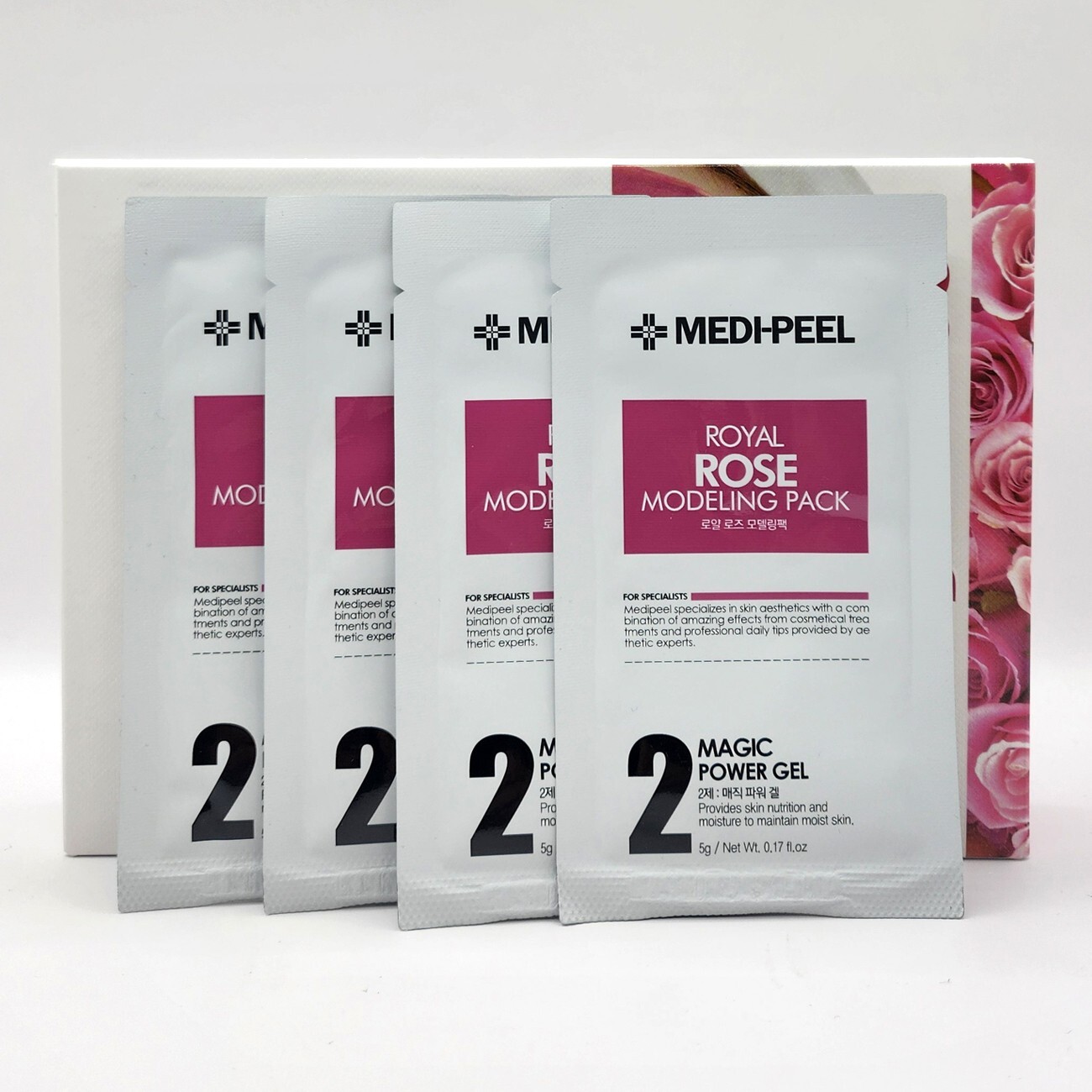 MEDI PEEL Royal Rose Modeling Pack Set (Rose Gel 4ea + Magic Power Gel ...