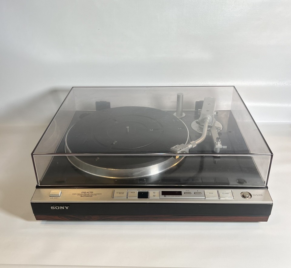 Sony PS-X75 Computer Controlled Fully Automatic Stereo Turntable ...