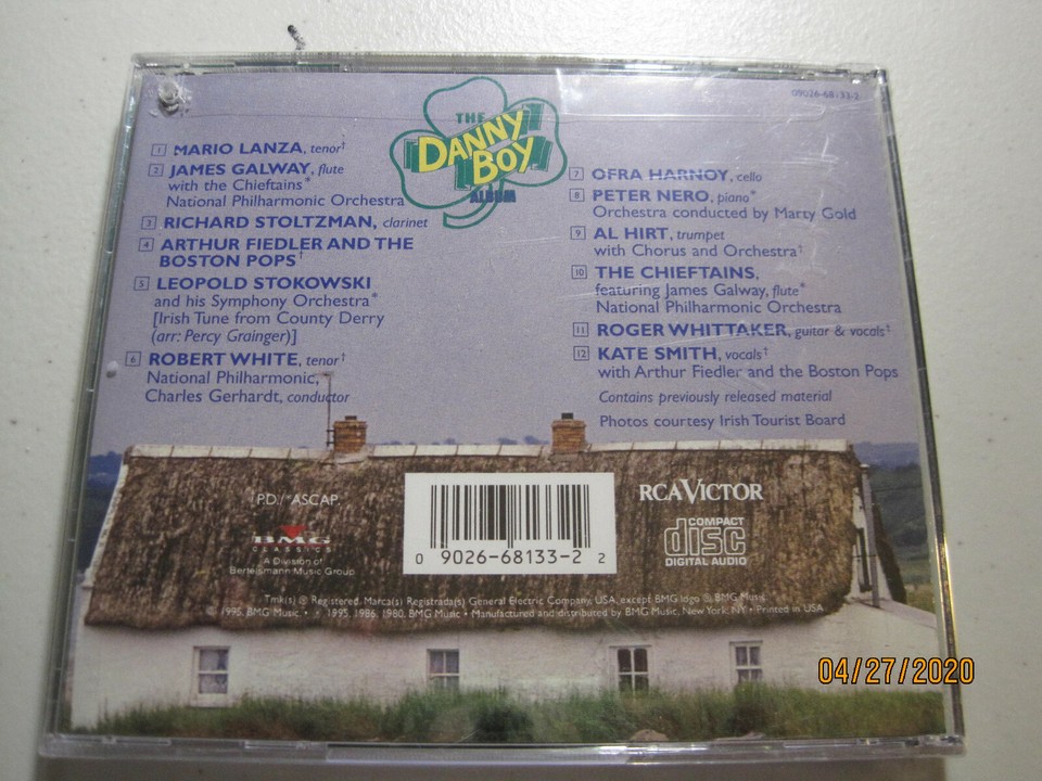 NEW Factory Sealed The Danny Boy Album CD Various Artists | eBay