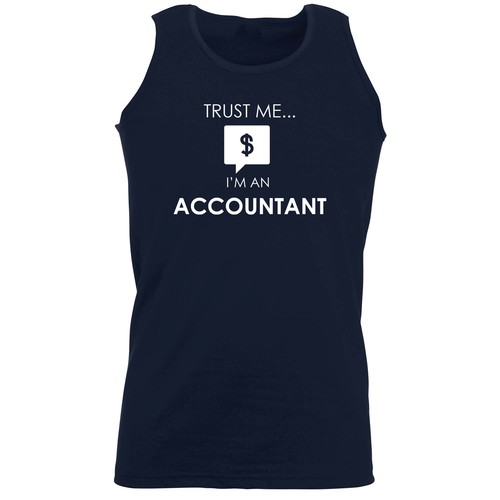 Trust Me Im An Accountant - Novelty Funny Muscle Singlet Vest Unisex ...
