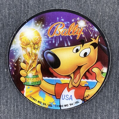 World Cup Soccer Original NOS Pinball Machine Plastic Promo Disc Game ...