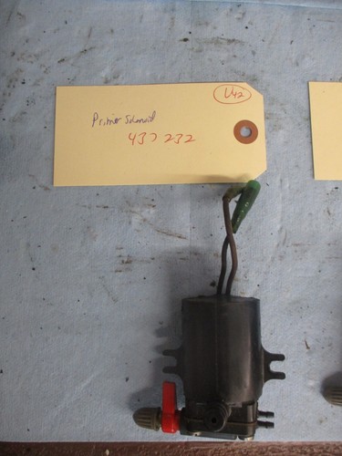 EVINRUDE JOHNSON OUTBOARD PRIMER SOLENOID 437232 (U42) | eBay