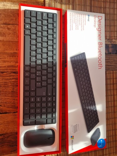 Microsoft Designer Bluetooth Desktop Keyboard and Mouse Set - Black for ...