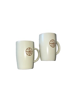 Starbucks Set of 2 2012 TAZO Coffee Tea Mugs 11.8 oz Each | eBay