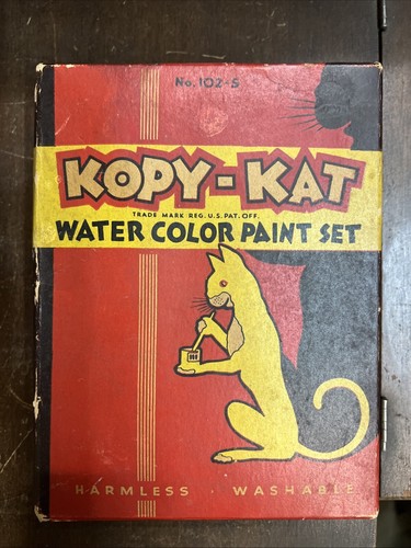 Kopy-Kat 1934 Water Color Antique Paint Set No. 102-S Kolorkraft Co ...