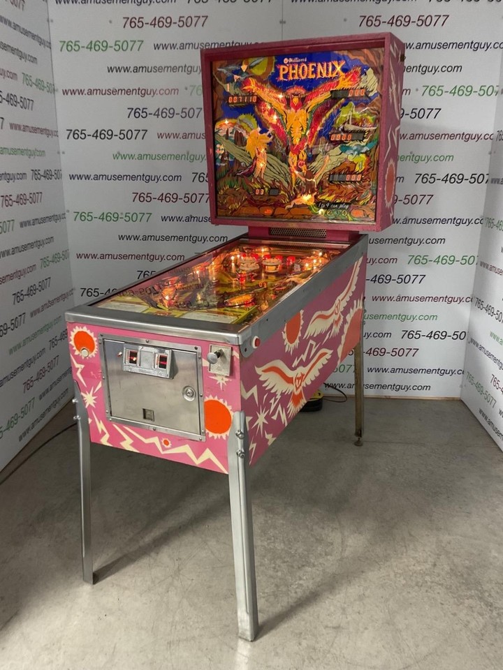 PHOENIX by Williams COIN-OP Pinball Machine | eBay