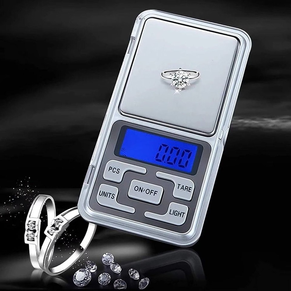 1Pcs 500g/0.1g Pocket Scale High Precision Weighing Device Jewelry ...