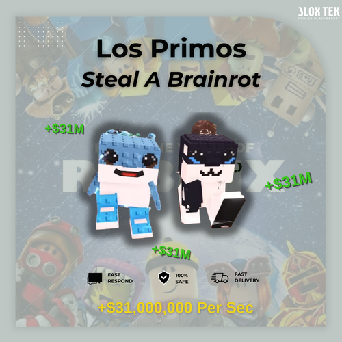 STEAL A BRAINROT | Los Primos | Brainrot | 24/7 DELIVERY🚀SAB NEW YIN ...