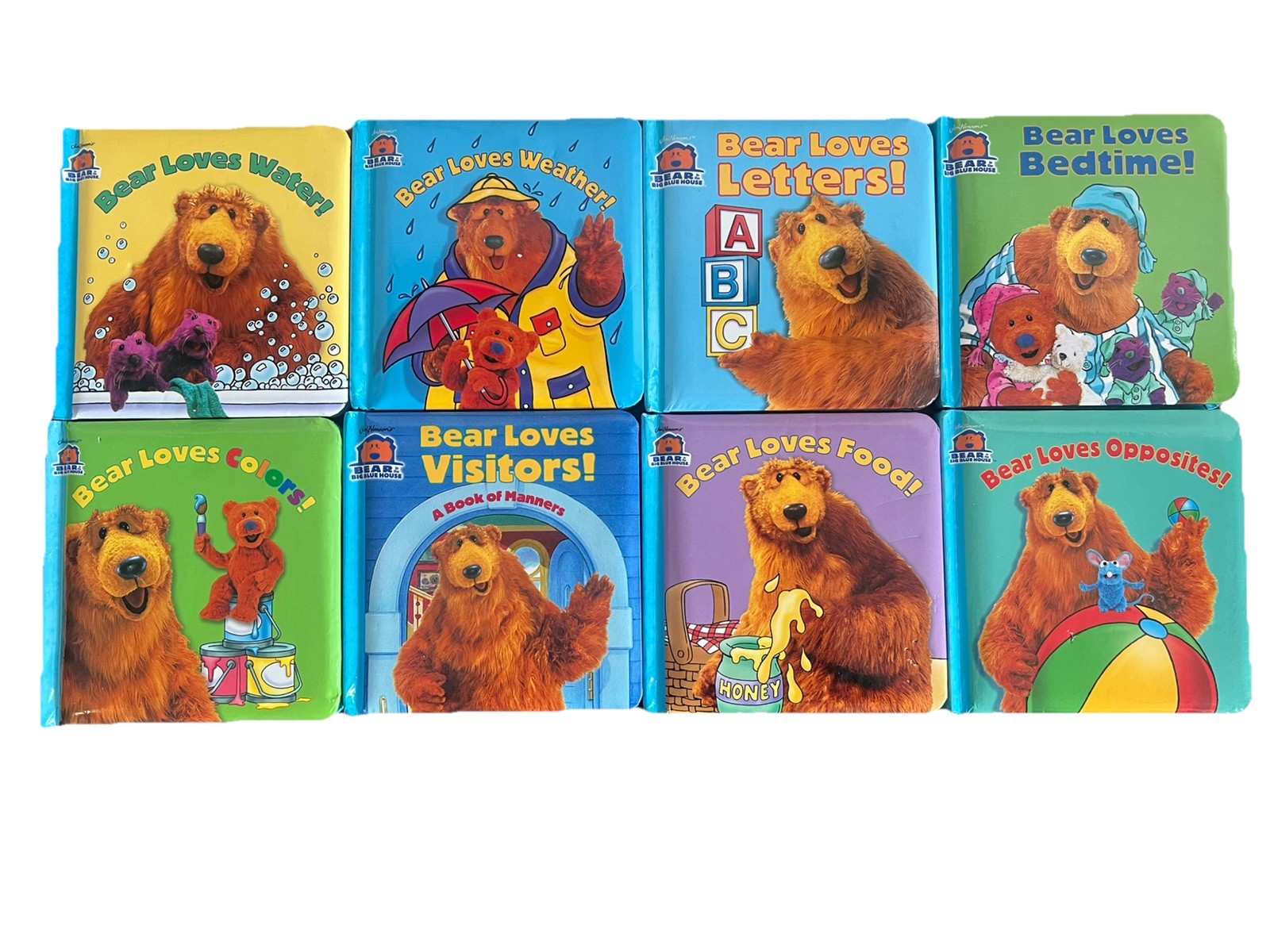 *EXTREMELY RARE* Bear In The Big Blue House Set of 8 Books by Jim ...
