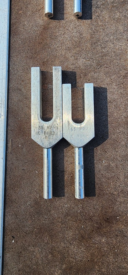 Pair of Tuning Fork Police Radar K Band 35 & 65 Mph | eBay