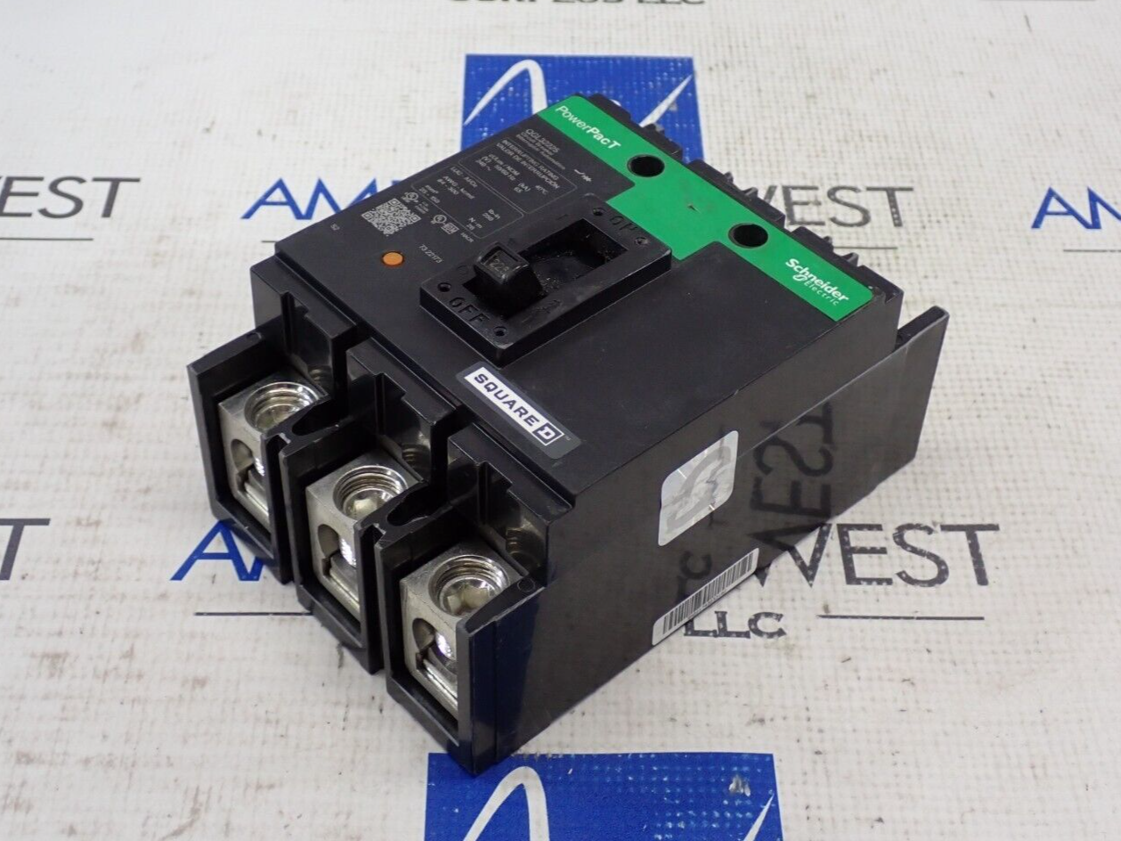 Square D PowerPact QGL32225 3 Pole 225 Amp 240 Volt 65kA Circuit ...