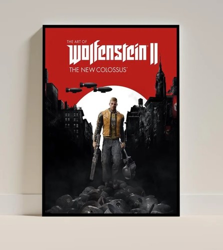 Wolfenstein Print , Wolfenstein Wall Art , Wall Art Print , Movie ...