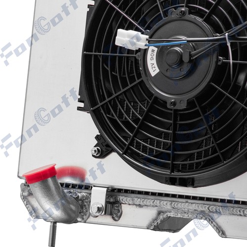 3 Row Radiator Shroud 12"Fan For 1941-1952 Jeep Willys MB/CJ-2A/M38 ...