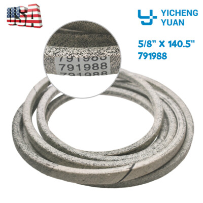 Deck Belt Replacement 791988 Fits Hustler Raptor 52" Models 5/8" X 140. ...