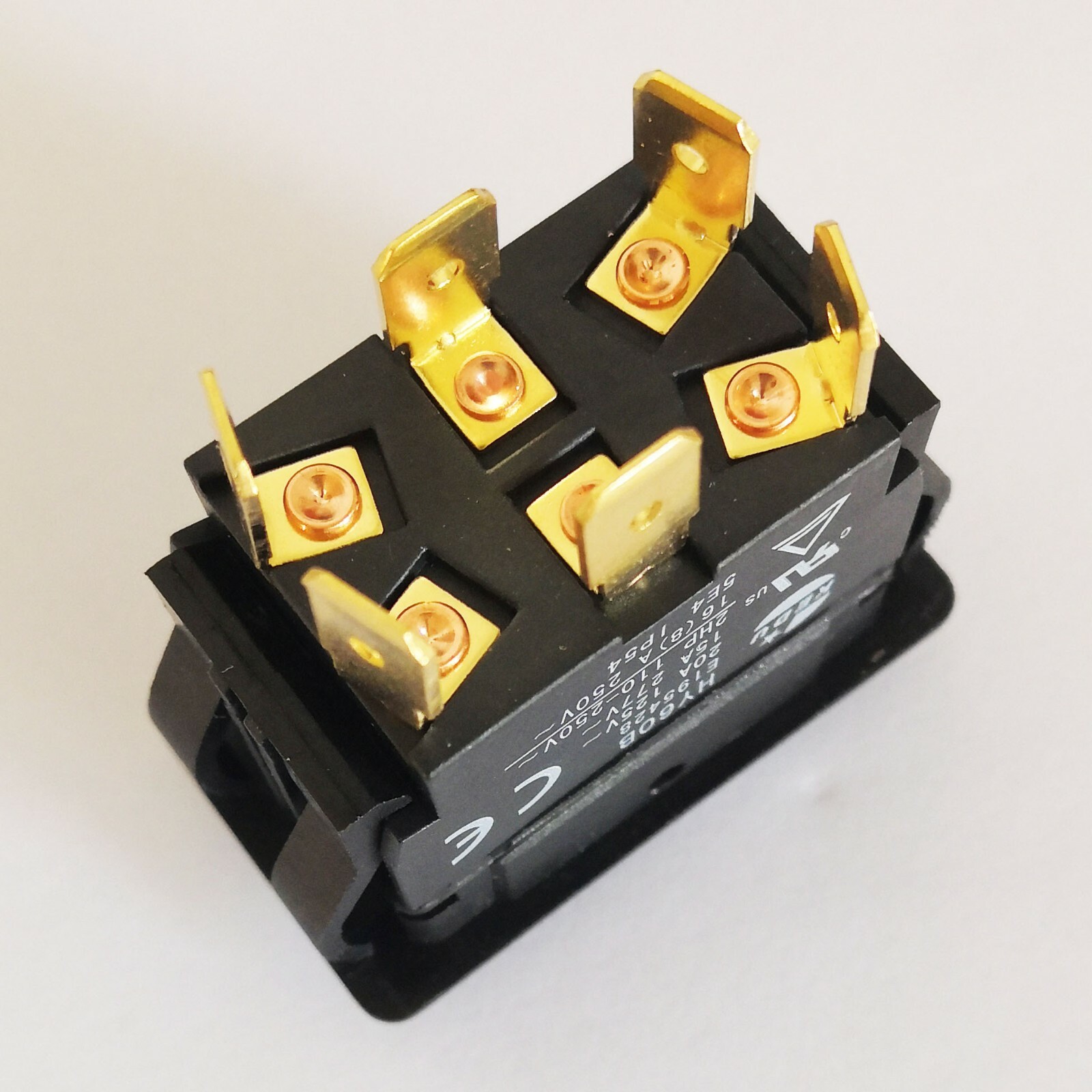 KEDU Electric Rocker Switches HY60B 20A 125V 6-Terminals Pushbutton ...