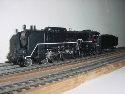 Tenshodo Brass HO Scale C62-17 Steam Locomotive Early Model with Rod ...