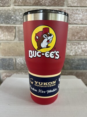 Buc-ee’s Yukon Outfitters Freedom 30 Oz Tumbler Coffee Travel Mug Red ...