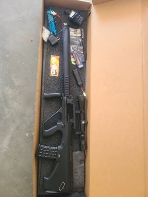 Custom AUG Phantom Sniper Rifle Airsoft AEG Package With Scope | eBay