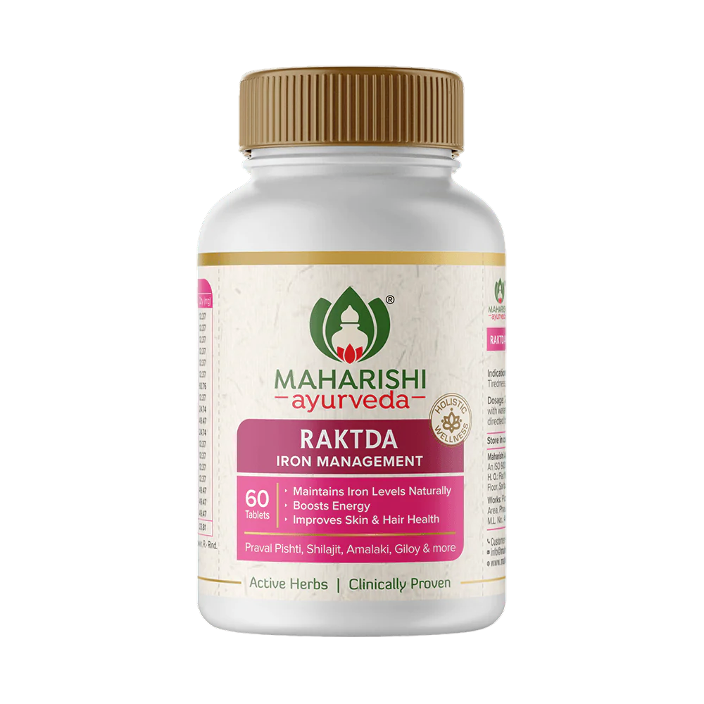 Maharishi Raktda 60 Tabs 500mg For Iron Management & Boosts Energy | eBay