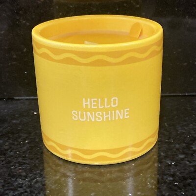 Crayola Fresh Bamboo Scent “Hello Sunshine”6.3-oz. Candle Jar- Yellow ...
