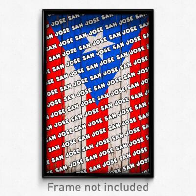 San Jose Puerto Rico Poster (PR City Souvenir 11x17 Town Print) | eBay