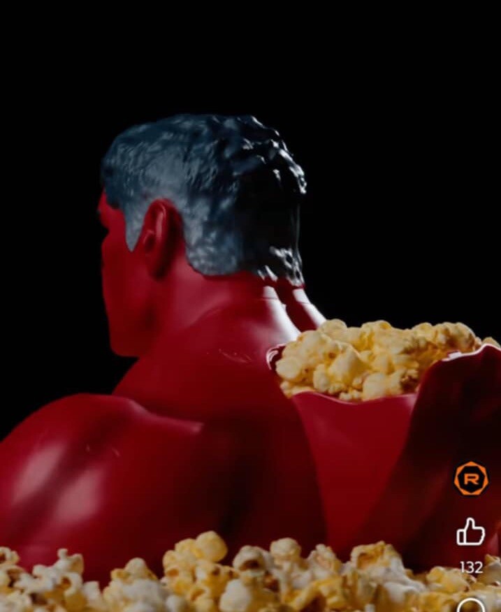 Captain America Brave New World Red Hulk Popcorn Bucket Marvel New ...