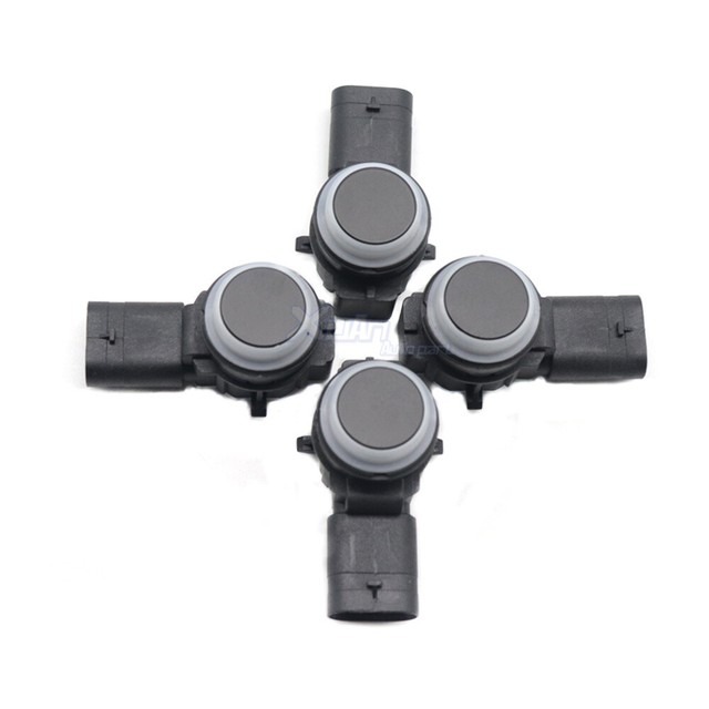 4x Black Fit For Tesla Model S 1048474-01-A Front Parking PDC Assist ...