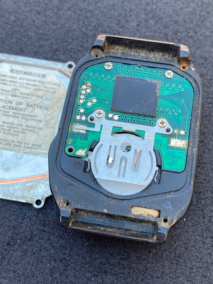 vintage watch casio FTP-30 flip top calculator databank for parts | eBay